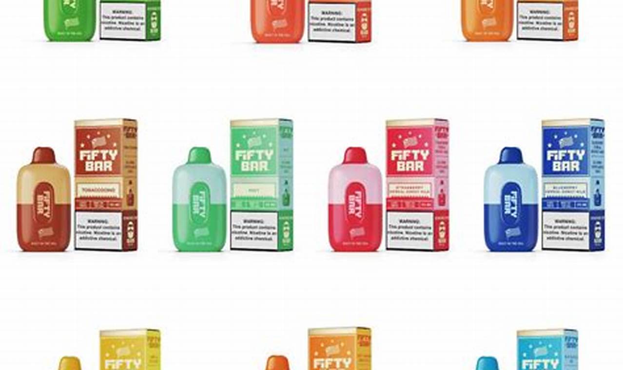Explore 50 Bar Vape Flavors: Taste Nirvana Awaits!