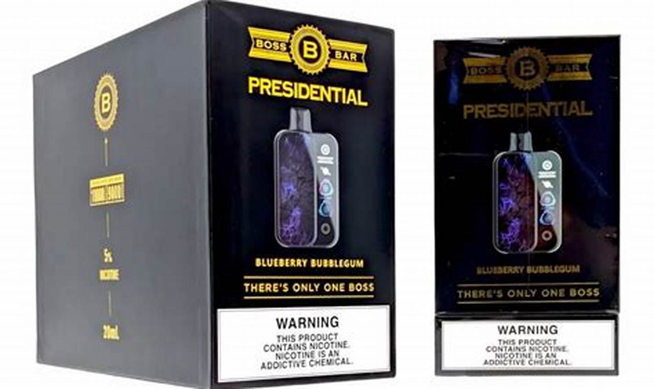 Secure Boss Bar Presidential Vape Locked: Lock It Down!