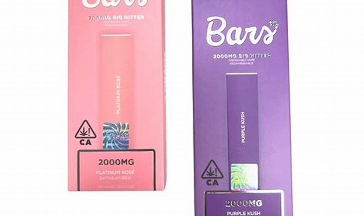 Best Bars: THC Disposable Vape Bars Reviewed (2024)