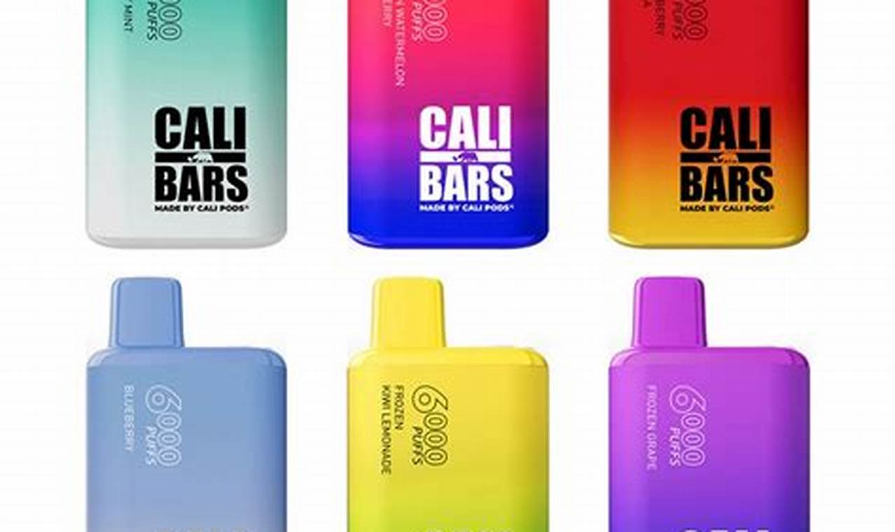 The Best Cali Bars Vape: Flavors & Reviews (Year)