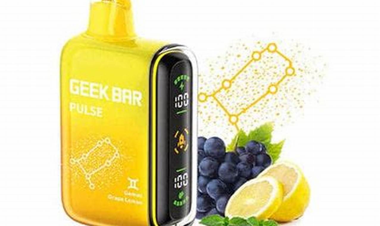 Gemini Vape Geek Bar: The Ultimate Geek's Disposable Vape