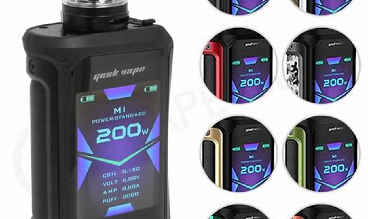 Aegis Geek Vape: Rugged Vaping Done Right!