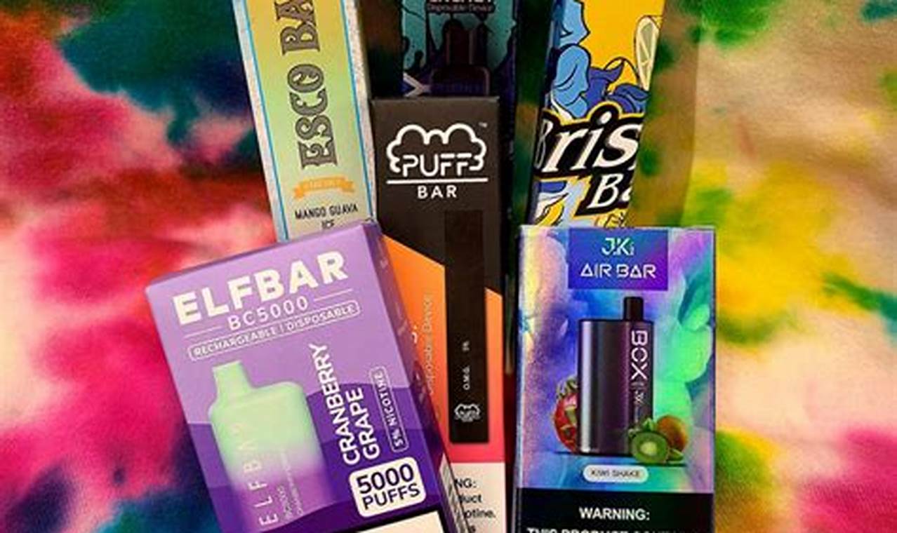 Find Your Best Disposable Vape (Nicotine Inside!)