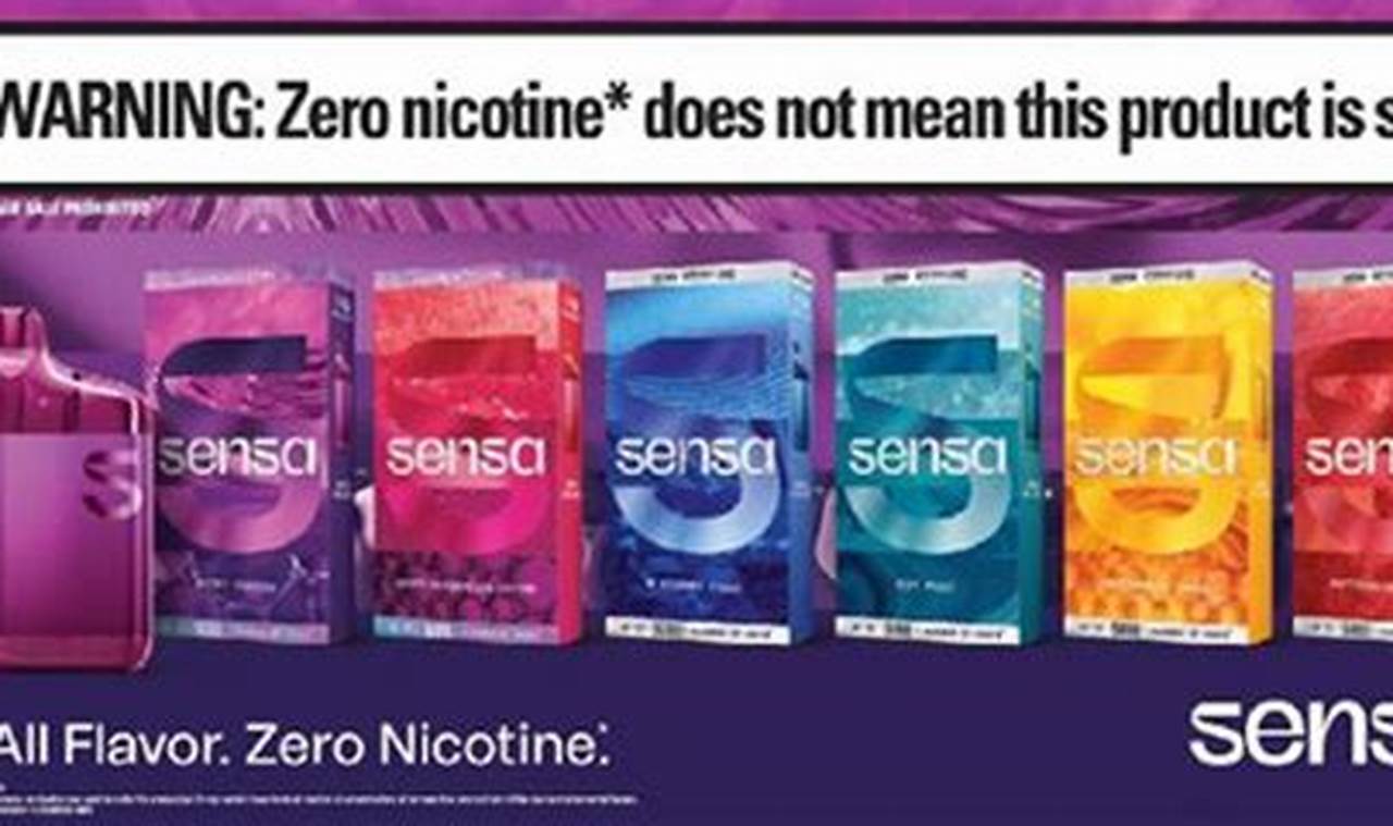 Sensa Nicotine-Free Vape: Your Flavorful Escape