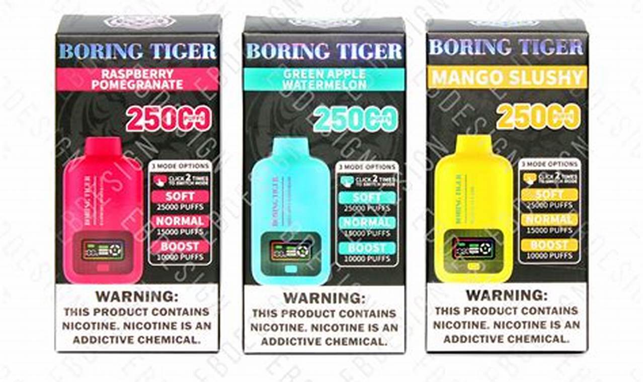 Escape Boring Tiger Vape Flavors: Exciting New E-Liquid?
