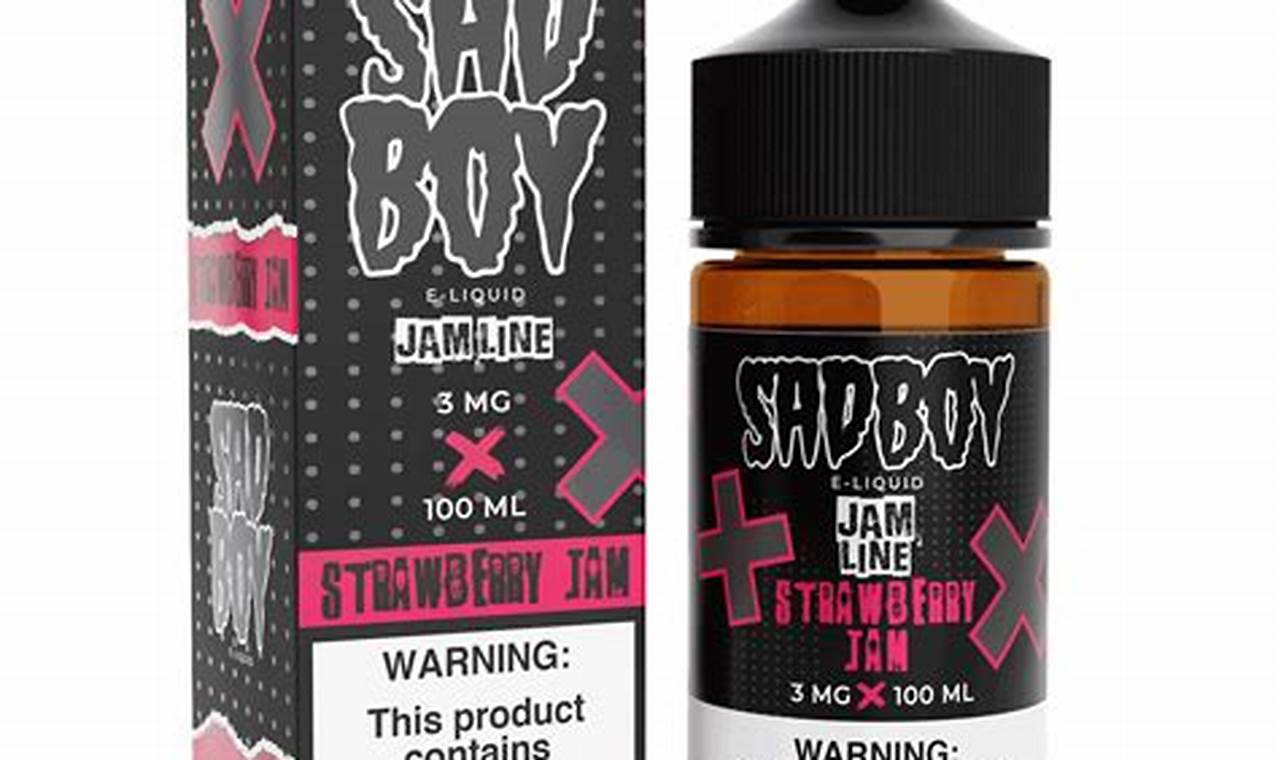 Explore Sad Boy Vape Juice Flavors: Nostalgic E-Liquid