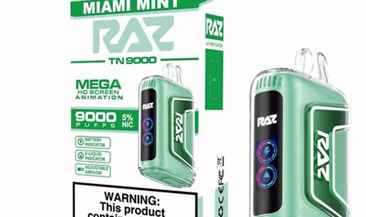 Raz Miami Mint: Coolest Vape Taste [Deals]