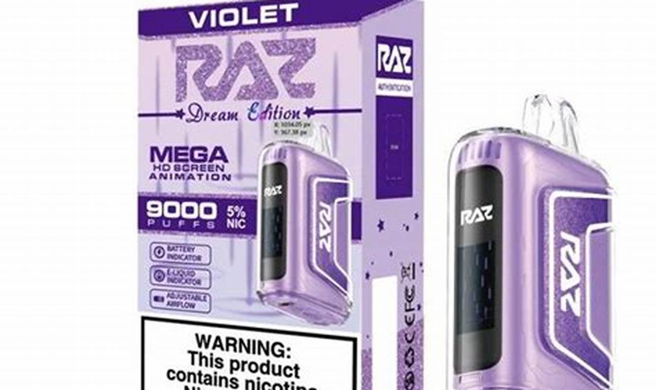 Vaping Violet Raz: Flavor Profile of This Sweet & Tart Vape?