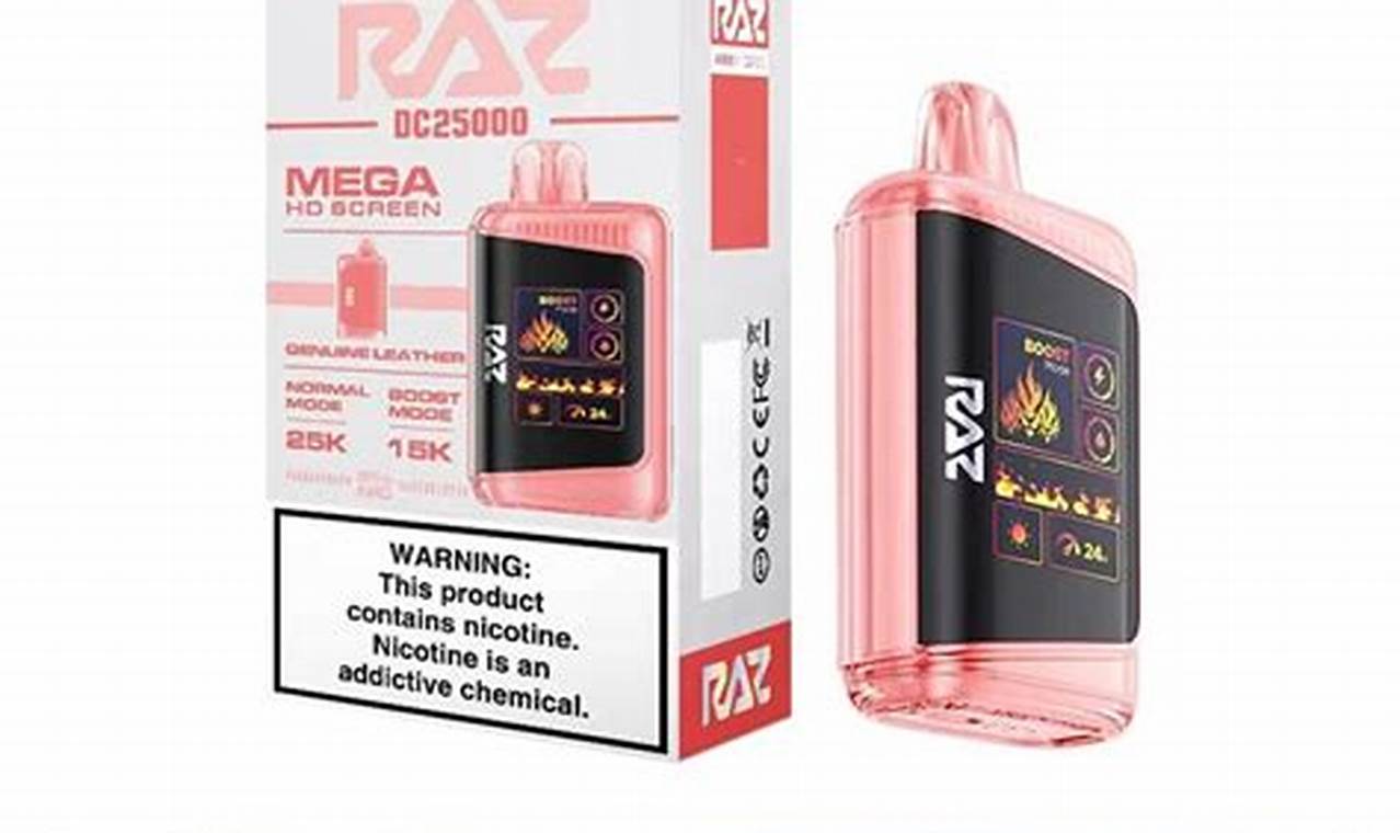 Raz DC25000 Vape: The Disposable Revolution!