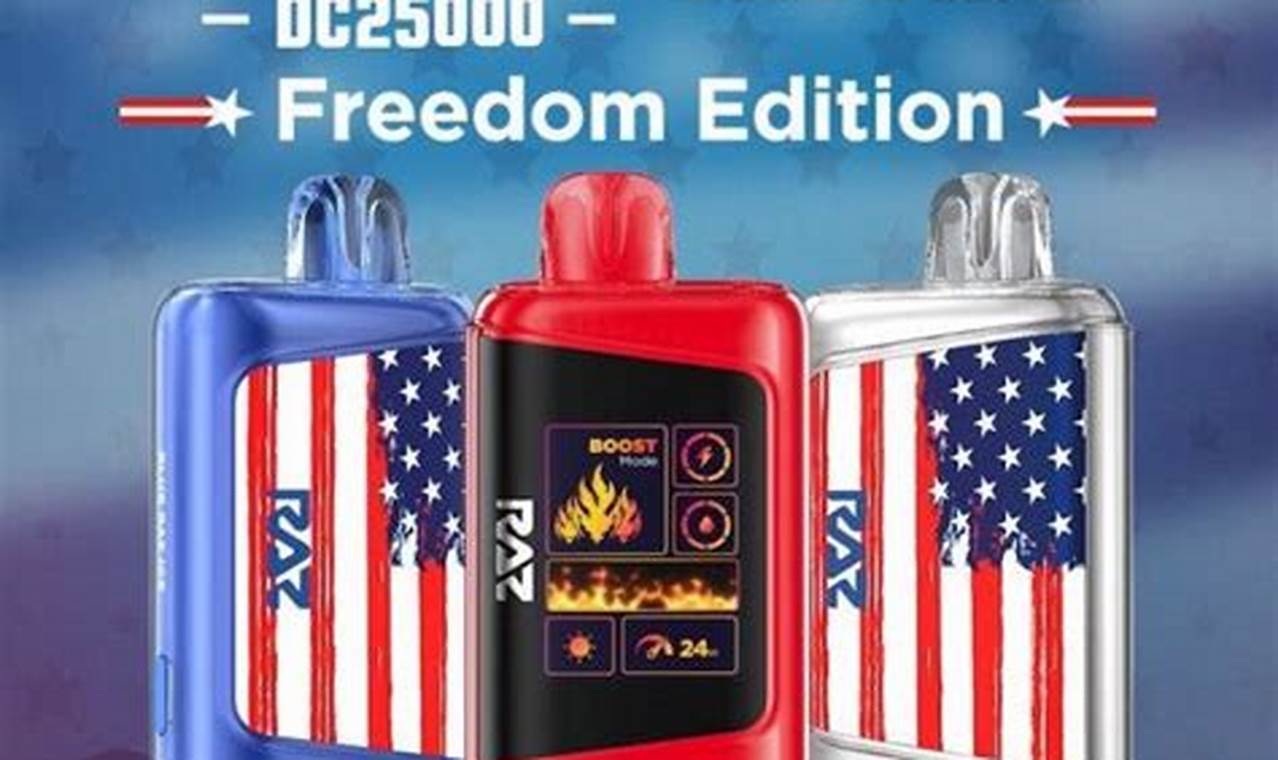 Buy Raz American Flag Vape: Patriot Vapes Online!