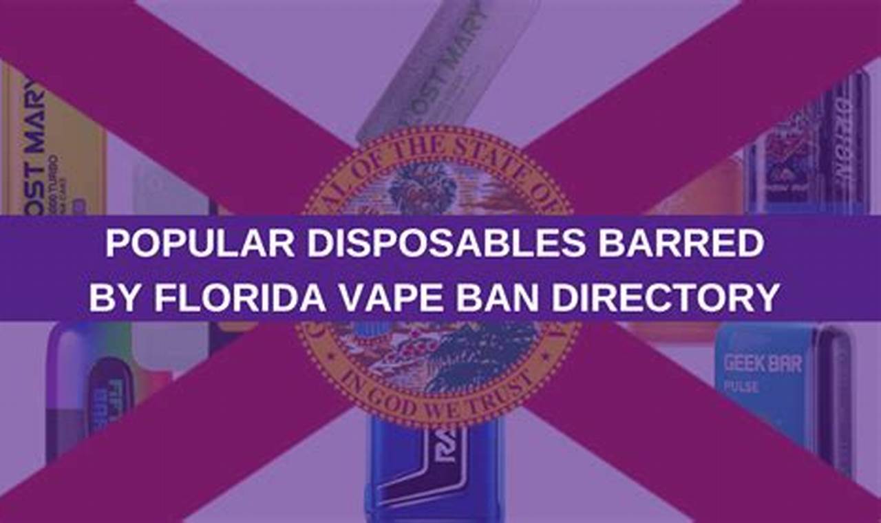 Florida Vape Ban 2025: What's Banned? Alert List