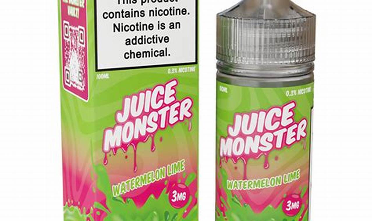 Juice Monster Vape: Flavor Burst E-Juice [Guide]