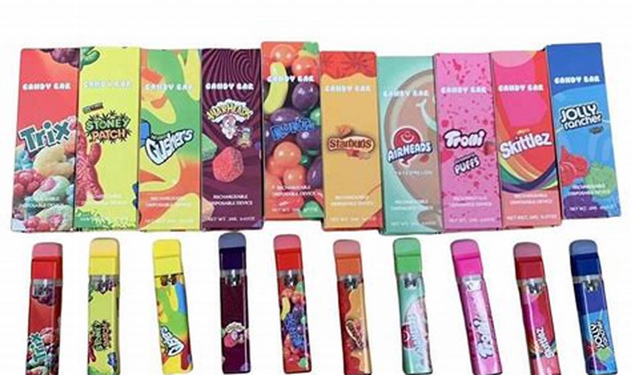 Sweet Temptation: Candy Vape Pen Flavors & Dangers