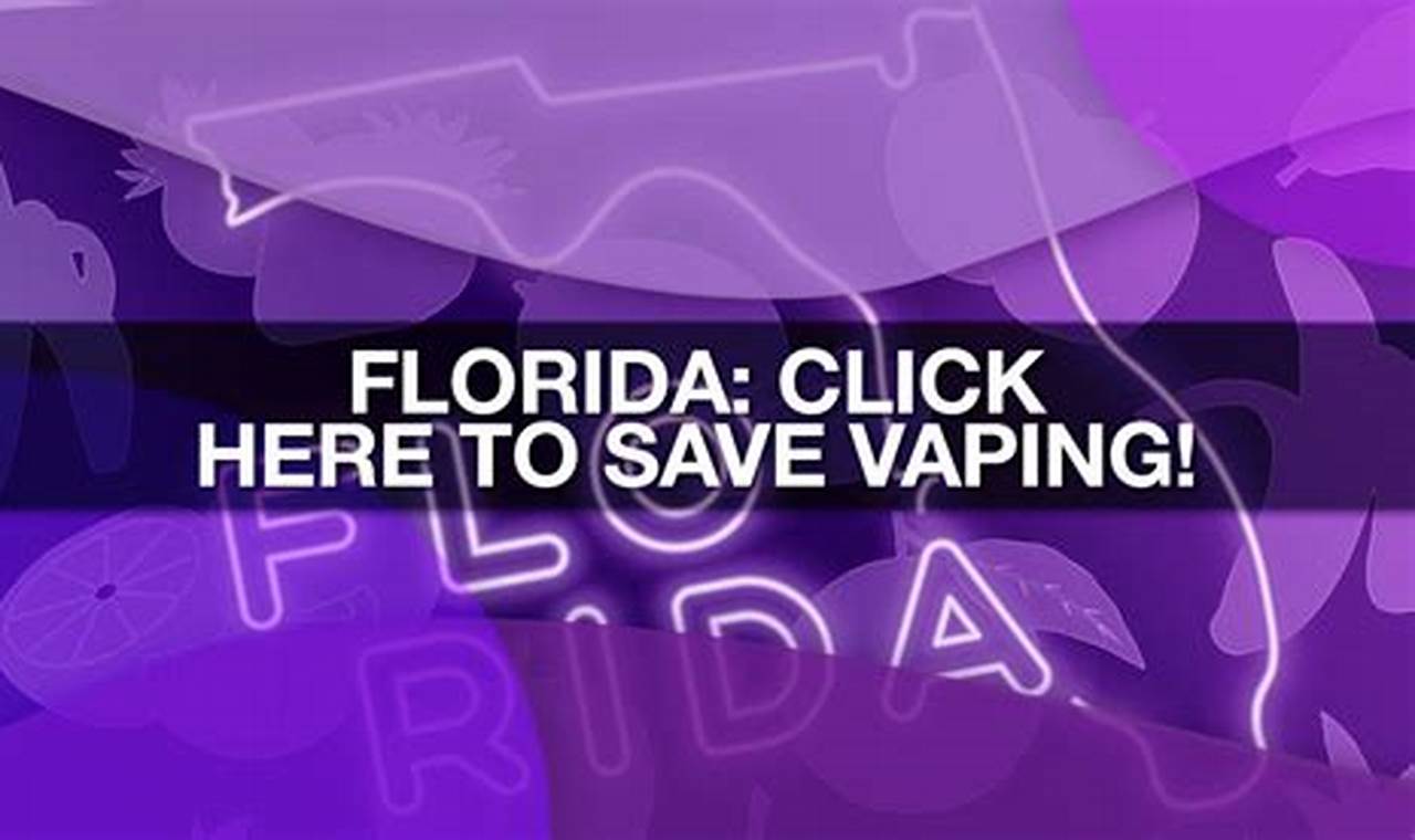 Florida Vape Ban: Latest on Laws & Restrictions