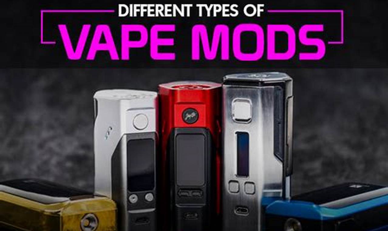 Vape Mods: Exploring Different Types + Best Picks