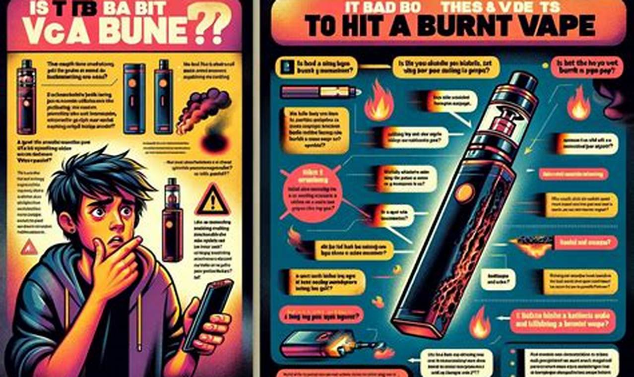 Burnt Vape Danger: Is It Bad to Hit a Burnt Vape? + Tips