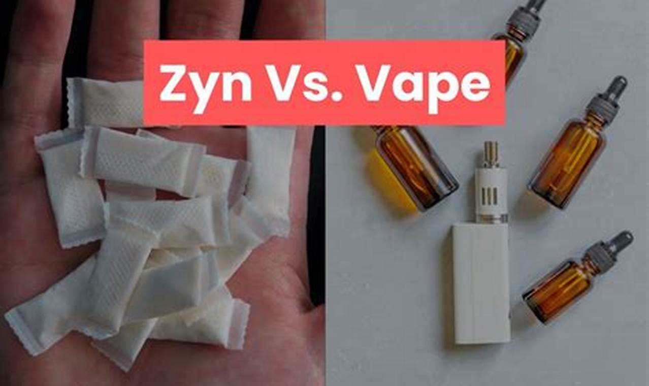 Zyn vs Vape: Find the Best Nicotine Choice for You!