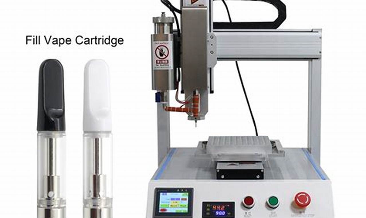 Automated Cartridge Filling: Vape Machine Precision!